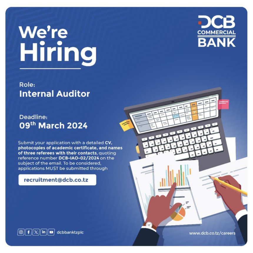 DCB Commercial Bank PLC Jobs Vacancies 2024